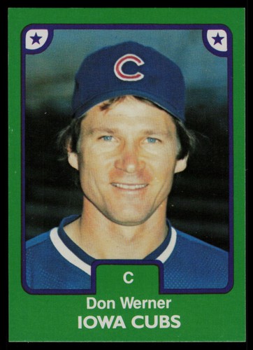 1984 TCMA Don Werner Iowa Cubs | eBay