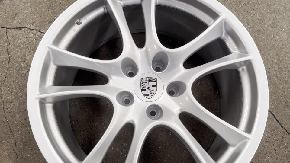Genuine Used 21x10 Porsche Cayenne ITALY (4 wheel) 5x130 Silver | eBay