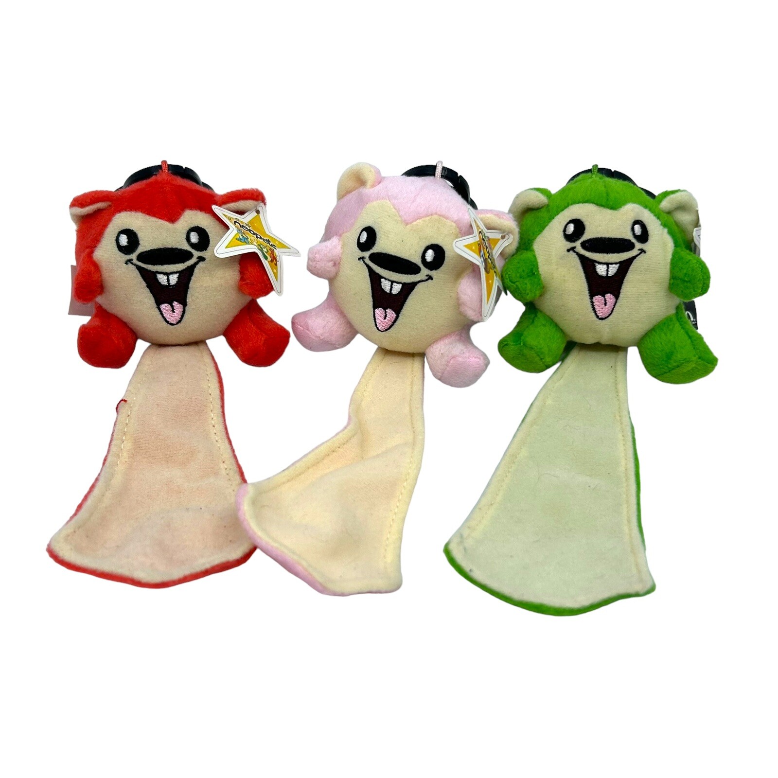 Vintage Neopets McDonald's Plush Toy Lot Of 3 Green Red Pink Meerca ...