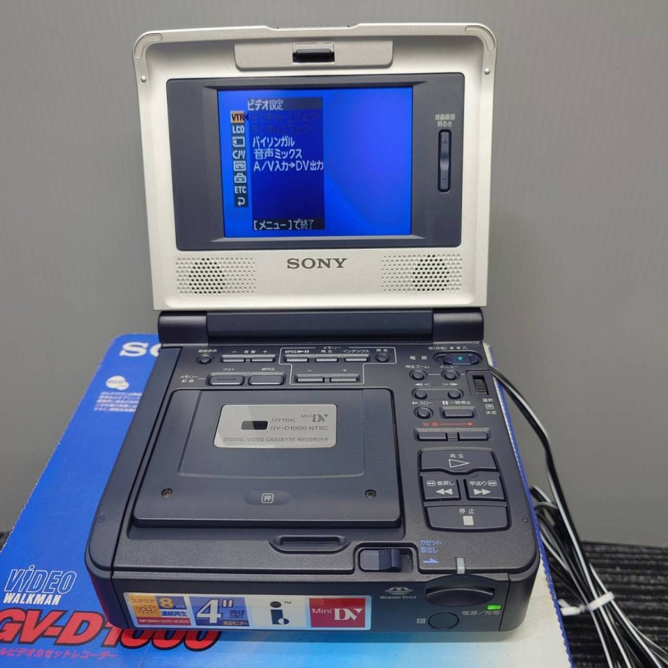 Sony GV-D1000 Video Walkman Mini DV Tape Player with Remote Control | eBay