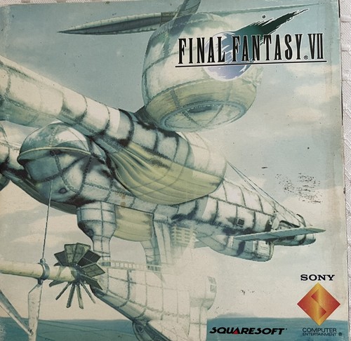 Final Fantasy VII 7 FFVII FF7 PS1 Playstation 1 PS One Instruction ...