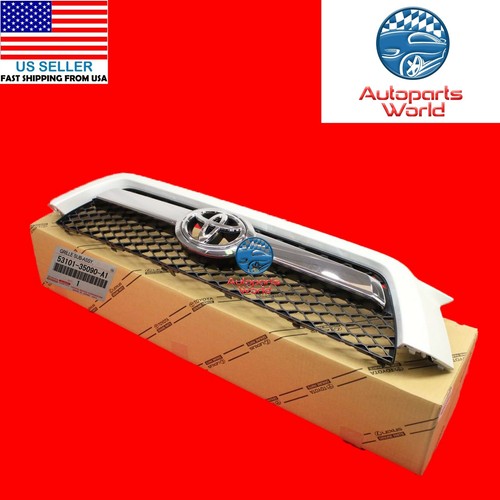 GENUINE TOYOTA 10-13 4RUNNER WHITE PEARL FRONT RADIATOR GRILLE 53101 ...