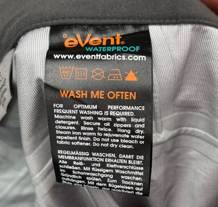 REI Co-op Men's eVent Pants XL Short (42x29) Black Waterproof Outdoor ...
