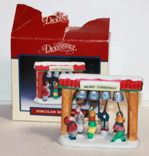 Christmas Town Village Accessory Lemax Porcelain Bell Ringers | eBay