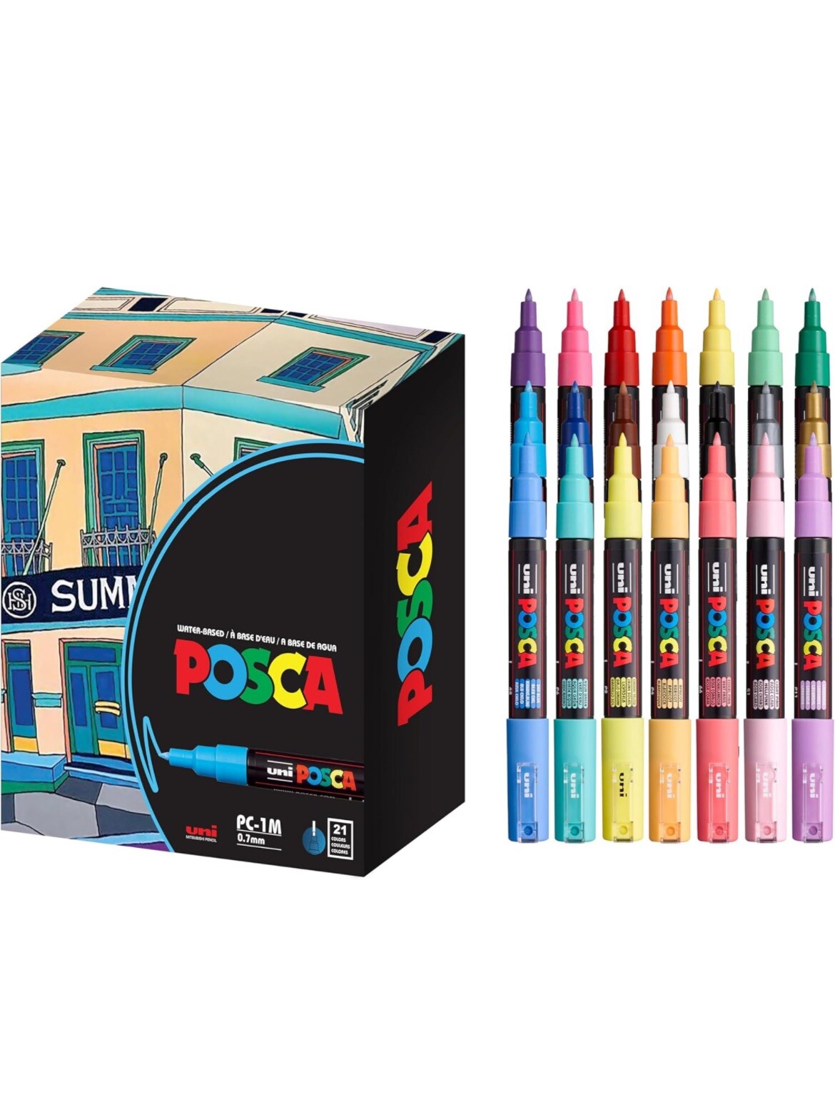 Uni Posca Paint Marker FULL RANGE Bundle Set Mitsubishi Poster Colour ...