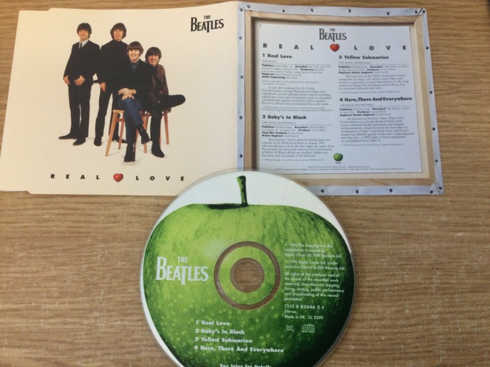 Cd single - The Beatles ‎– Real Love ( 4 tracks) | eBay UK