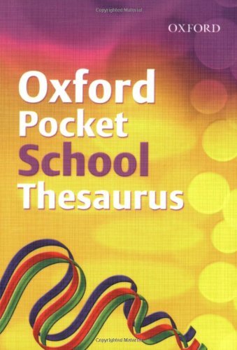 Oxford Pocket School Thesaurus (French Edition) By Robert Allen | eBay