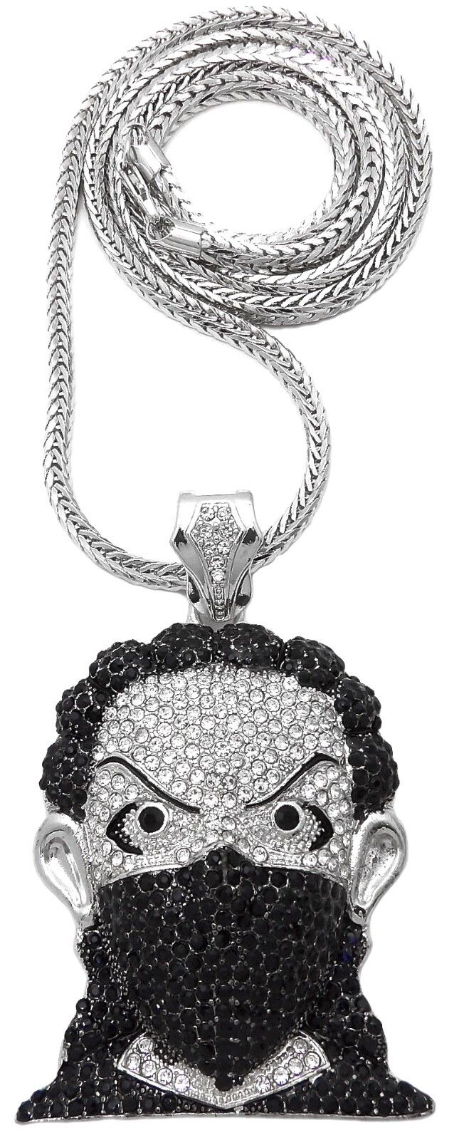 Mask Goon New Pendant Necklace with 36 Inch Franco Style Chain Hip Hop ...