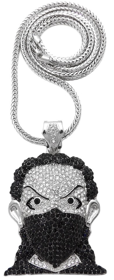 Mask Goon New Pendant Necklace with 36 Inch Franco Style Chain Hip Hop ...