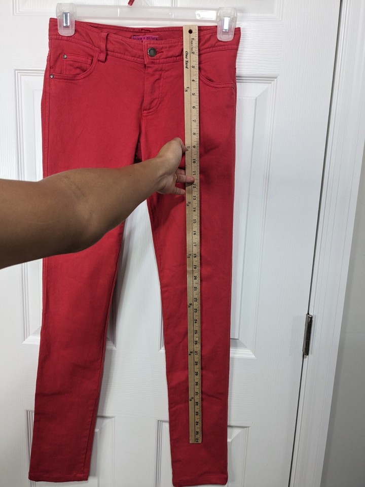 Alice + Olivia Jeans Women's 2 Coral Pink Stretch Casual | eBay