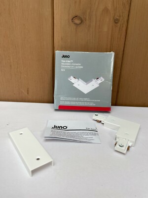 JUNO Trac-lites 1/2 inch Adjustable L Connector Track Lighting White ...