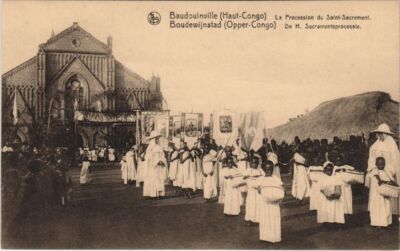 PC BAUDOUINVILLE PROCESSION DU SAINT SACREMENT BELGIAN CONGO (a28587 ...