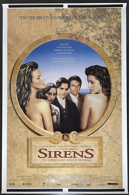 SIRENS Original Movie Theater Film Poster, 1994, 27x41, DUIGAN, GRANT ...