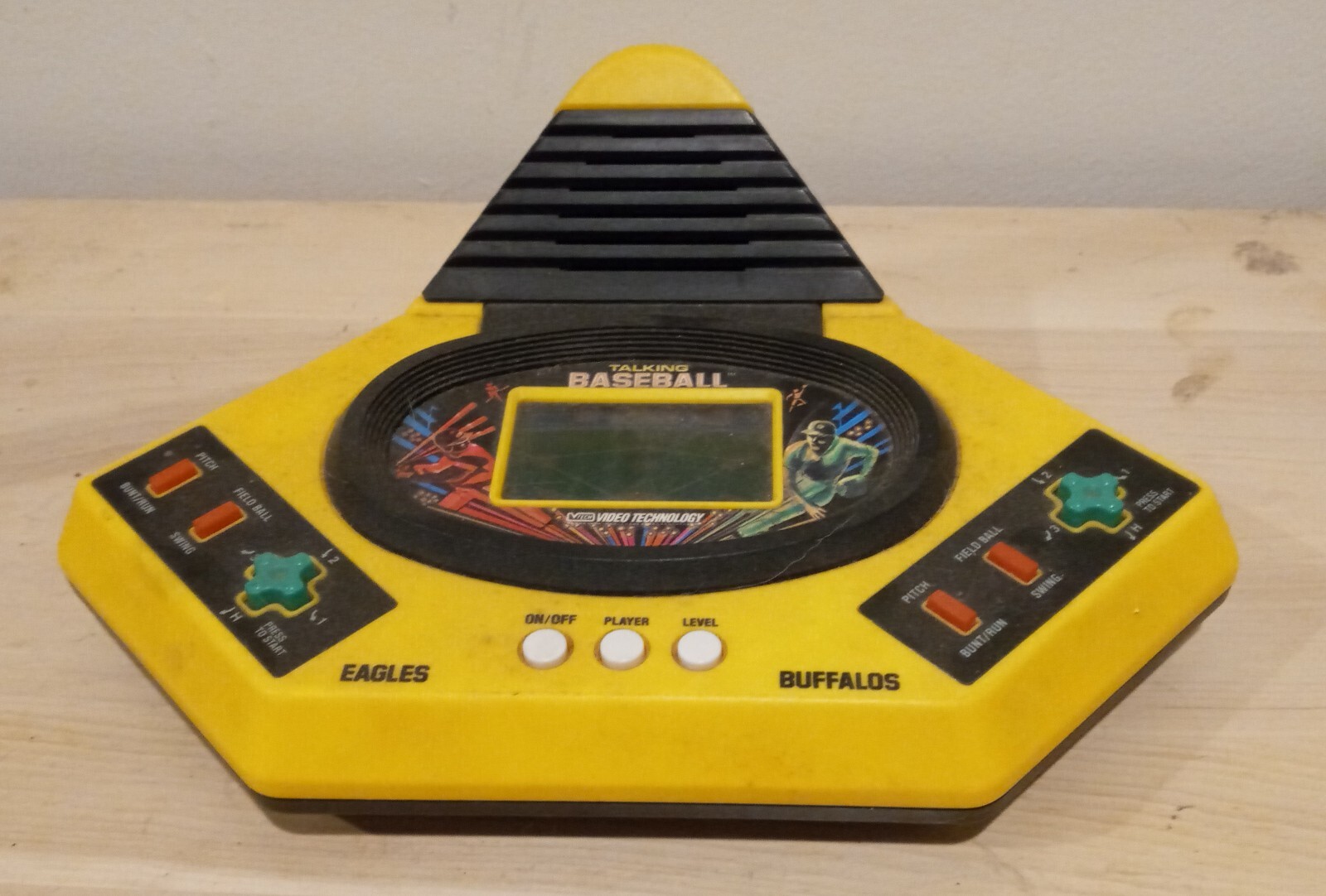 Vtech 1986 Electronic Talking Play By Play Baseball Handheld Game 1-2 ...