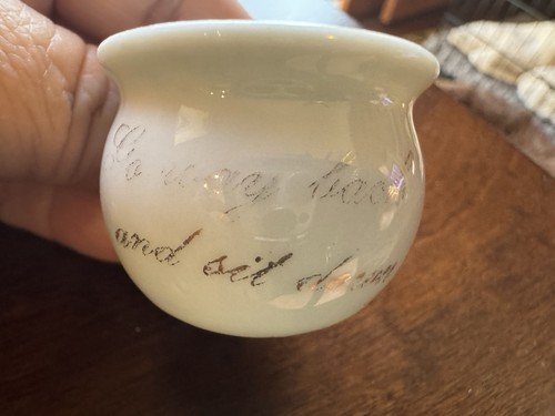 Vintage Miniature Porcelain Chamber Pot Goo Goo Eye | eBay