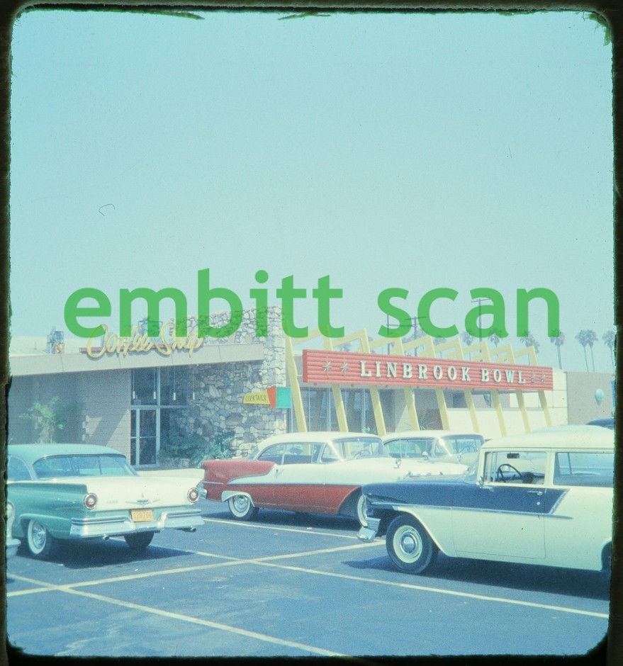 Original Stereo Slide, Linbrook Bowl Bowling Alley Coffee Shop, 1955 ...