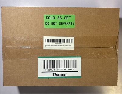 50X Cat6 MiniCom UTP RJ45 Network Jack Module Blue For Panduit ...
