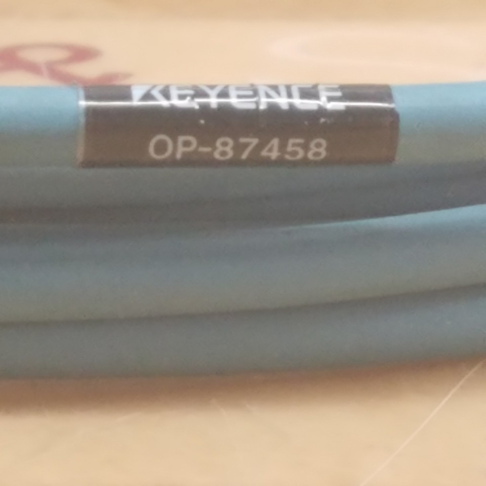 Keyence OP-87458 Ethernet Cable, M12 4 Pin To RJ45, For IV Ser. Sensors ...
