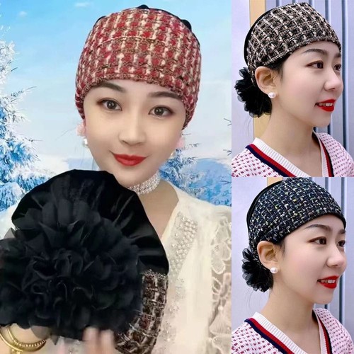 Velvet Muslim Headpiece Lace Headband Fashion African Head Wraps Women ...