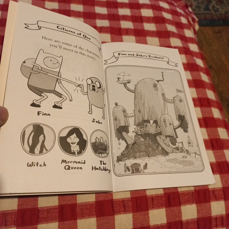 😇 Adventure Time The Witch's Garden Paperback Book 2013 Cartoon Network ...