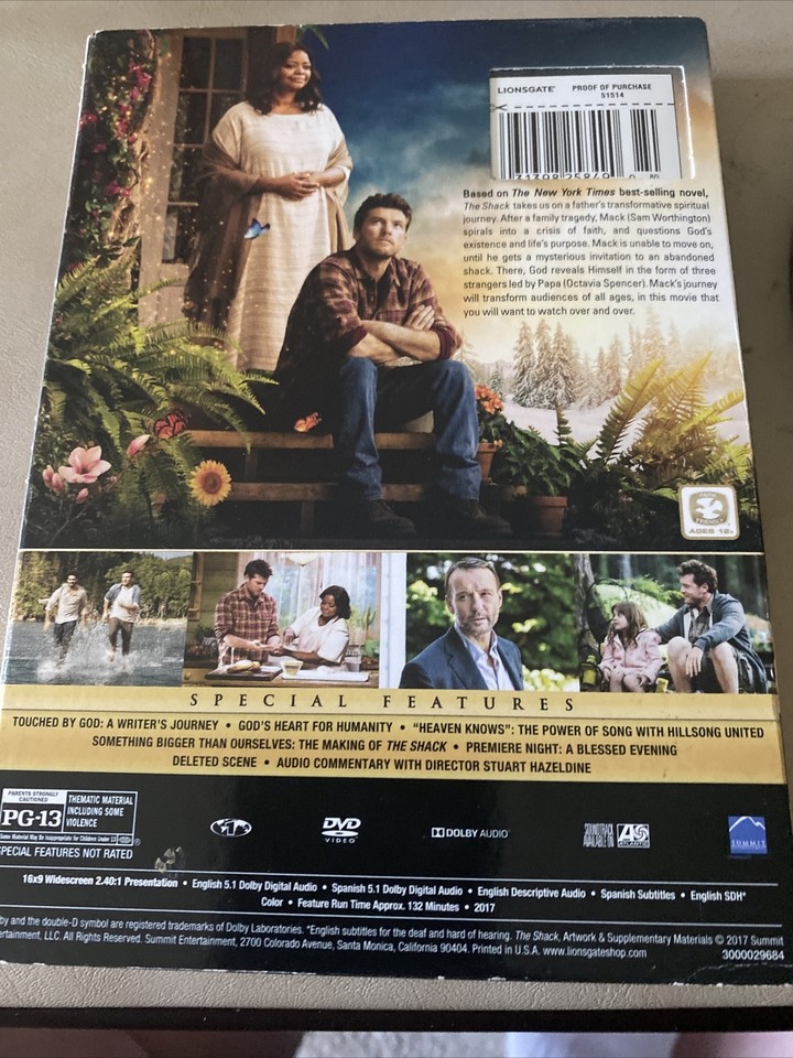 The Shack (DVD, 2017) 31398258490 | eBay