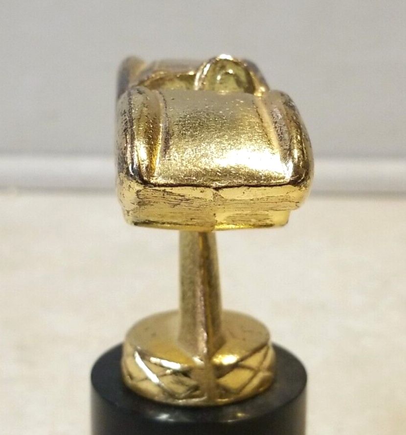 Vintage Car Trophy Topper Emblem Convertible Show Race Sports Gold Tone ...