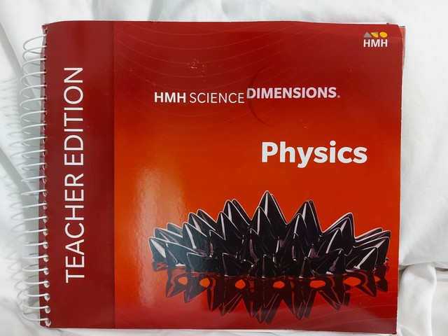 Physics HMH Science Dimensions (Teacher's Edition) Book for sale online ...