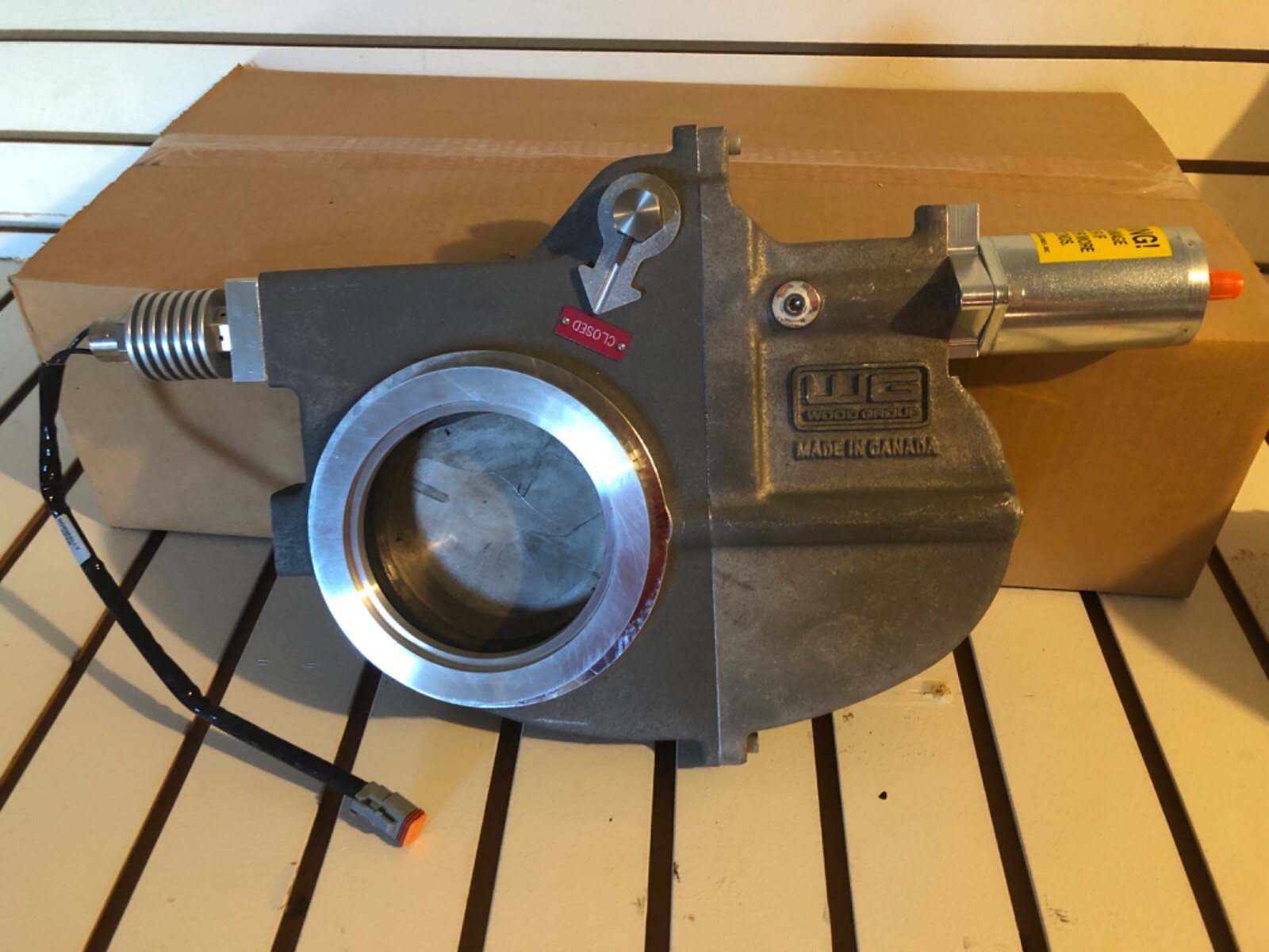 Rigsaver 5SGE 25379 St 24VDC Engine Shutoff Valve, Cummins QSK50 MCRS ...