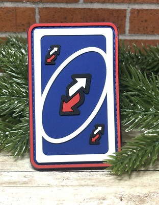 PVC Uno Reverse Card Patch - Tactical Morale Patch - USA Uno Card Patch ...