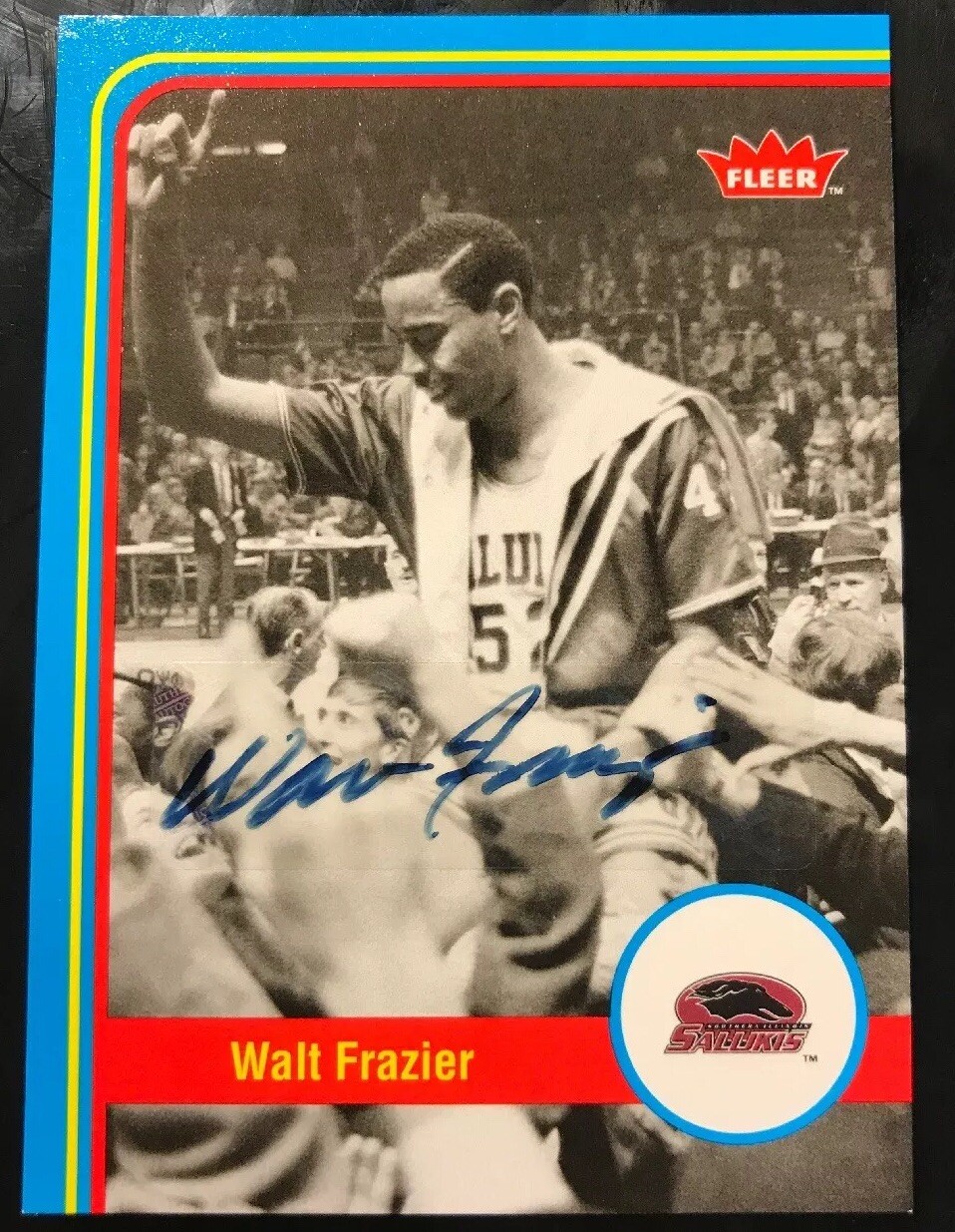 2012 Fleer Retro Signed Auto Walt Frazier Autograph HOF B17 | eBay