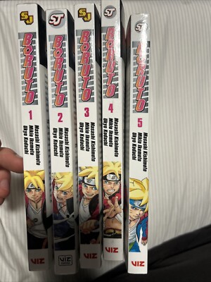 Boruto Naruto Next Generations Manga English Volumes 1-5 Good Condition ...