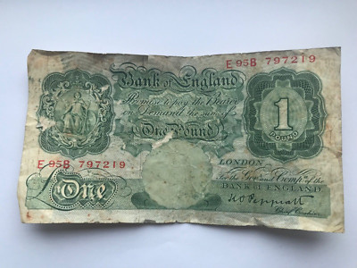 Bank Of England 1 one Pound Note Peppiatt Signed | eBay