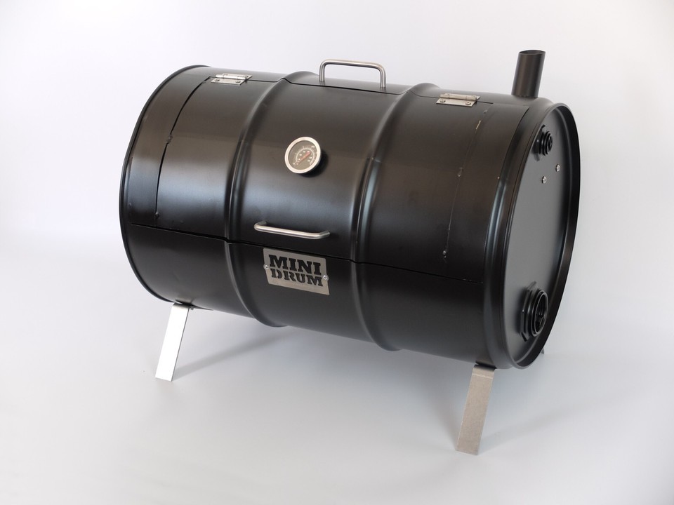 Oil drum BBQ smoker hand made upcycled as seen on ITV barbecue portable ...