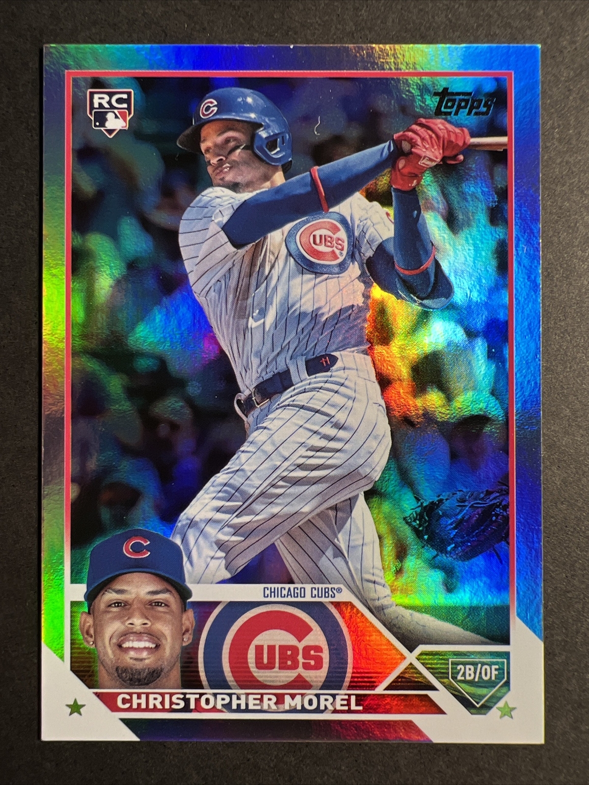 2023 Topps Series 1 Christopher Morel #308 Rainbow Foil Chicago Cubs ...