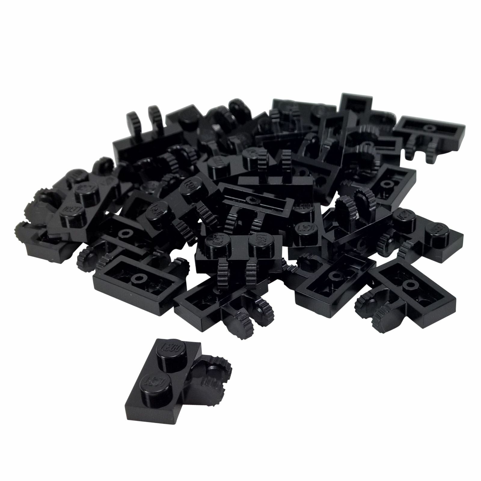 50 LEGO Hinge Plate 1 x 2 Locking with 2 Fingers on Side and 9 Teeth ...