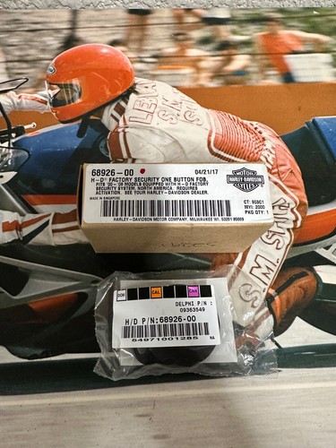 Genuine Harley 1 Button Remote Security Key Fob 2000-2006 Models 68926 ...