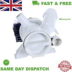 CANDY GRAND 'O VITA WASHING MACHINE COMPLETE DRAIN PUMP UNIT + FILTER ...