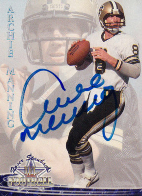 ARCHIE MANNING SIGNED 94 TWC FOOTBALL CARD SAINTS | eBay