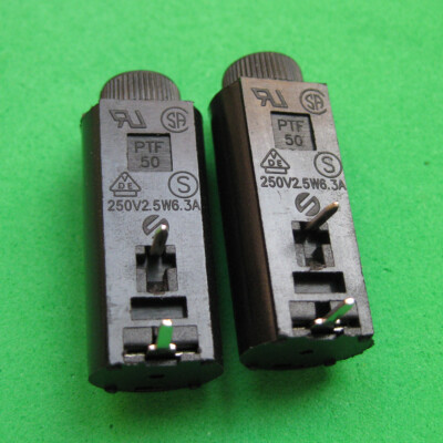 2pcs Ceramics Glass PTF50 PCB Fuse Holder Socket 5mm x 20mm 6.3A | eBay