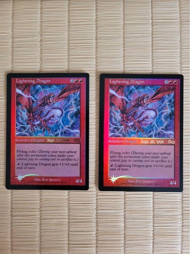 Mtg Lightning Dragon Foil Set Of 2 | eBay