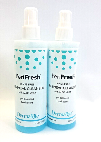 PeriFresh Rinse-Free Perineal Wash 7.5 oz. Pump Bottle Scented Liquid ...