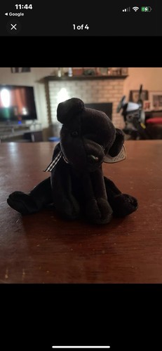 Ty Luke the Black Lab Beanie Baby Mint Condition RARE 1998/1999 | eBay