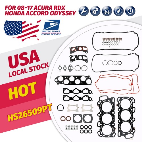Fits 08-17 Honda Odyssey Accord Acura 3.5L Head Gasket Set J35Y1 J35Z3 ...