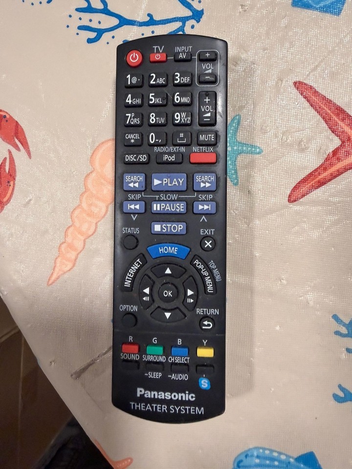 Panasonic Universal Theater System Remote Control TV, DVD | eBay