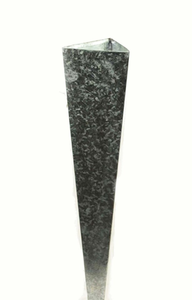 Galvanized Tin Triangle Flower Vase- 25"H | eBay