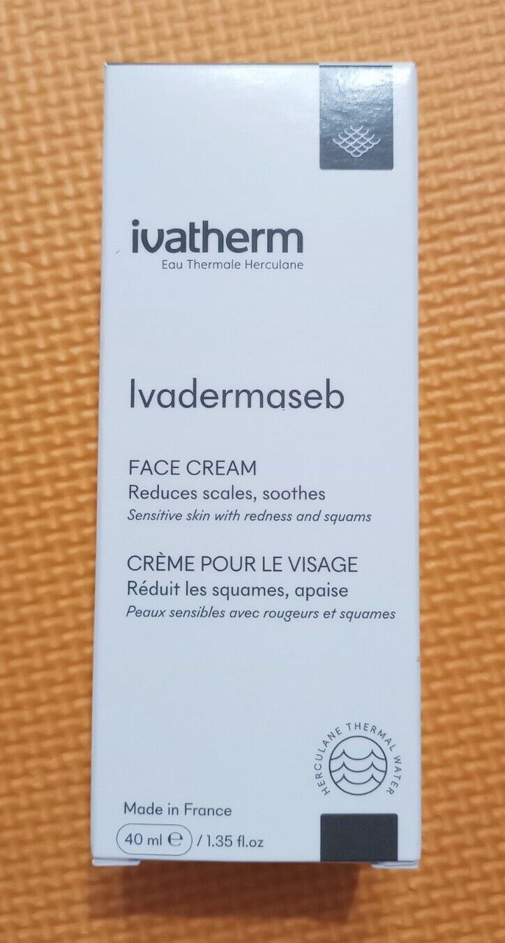 Ivatherm ivadermaseb face cream reduces scales sensitive skin redness ...