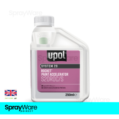 UPOL Rocket Fuel Accelerator For 2K Paint Lacquer Hardener 500ML Clear ...