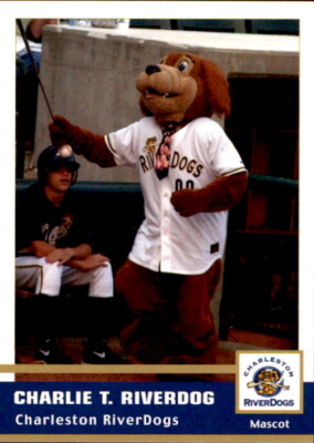 2005 Charleston RiverDogs Team Issue #30 Charlie T. Riverdog MASCOT ...
