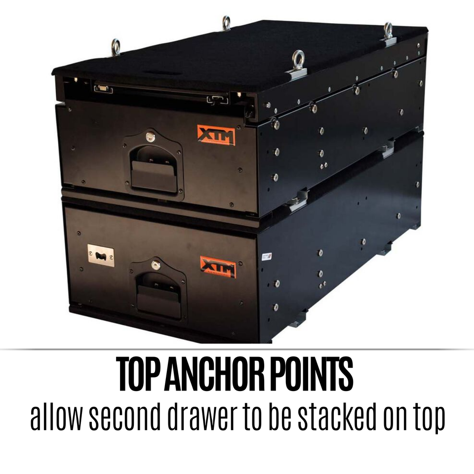 XTM Modular Drawer With Fixed Top Caravan Vehicle Storage Lockable ...
