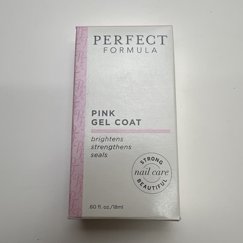 Perfect Formula Pink Gel Coat Nail Treatment 0.6 Oz New In Box ...